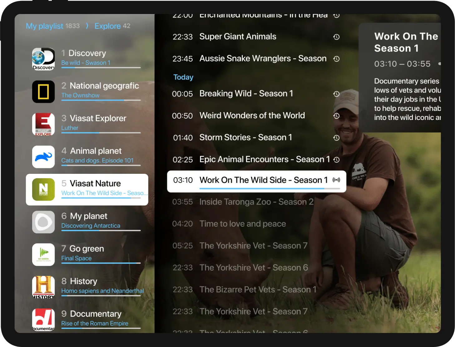 Alice Player - Apple IPTV app for Apple TV from 0.99$/month